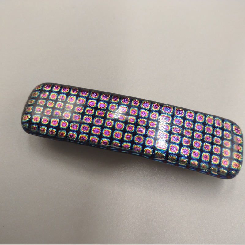 Fused Glass Barrette - Etsy