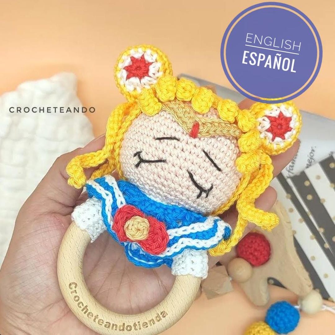 Sailor Moon Rattle Digital Pattern // Sailor Moon Rattle Digital ...