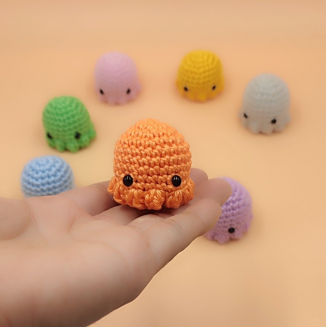 Miniature Octopuses, Handmade, for Keychains or Pendants - Etsy