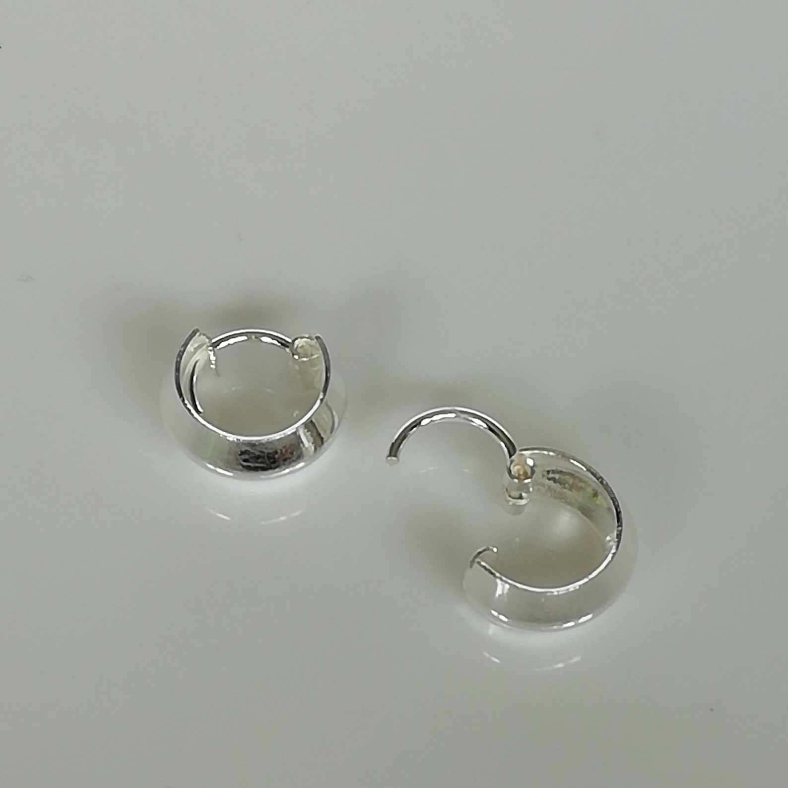 Tiny Silver Hoops | Huggie Hoops | Little Girl Hoops | Silver Jewelry ...