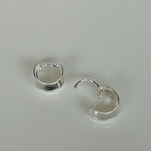 Tiny Silver Hoops | Huggie Hoops | Little Girl Hoops | Silver Jewelry ...