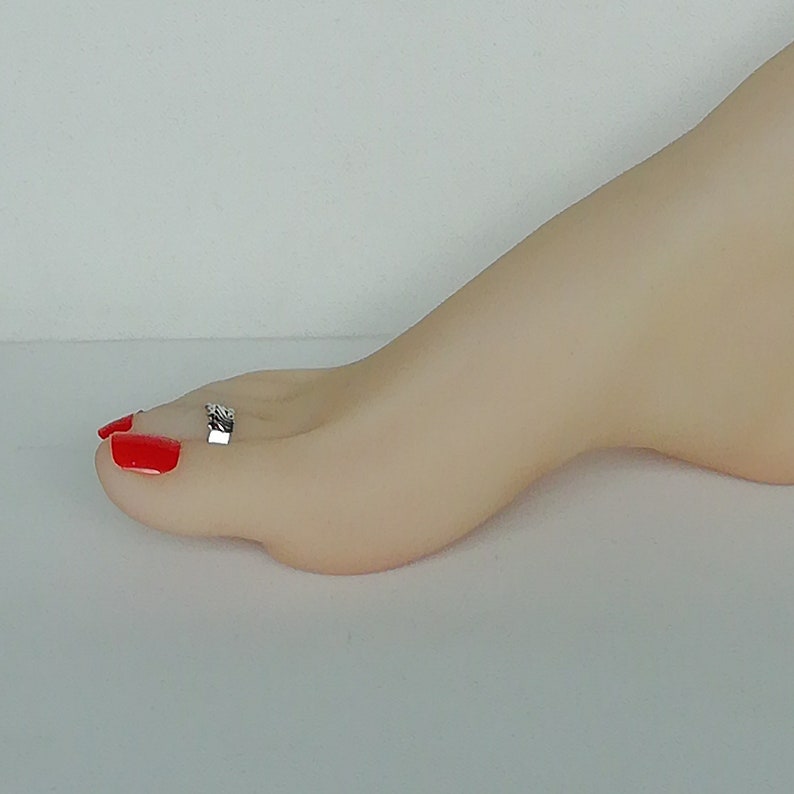 Thick Toe Ring Silver Toe Band Free Size Toe Band Boho - Etsy