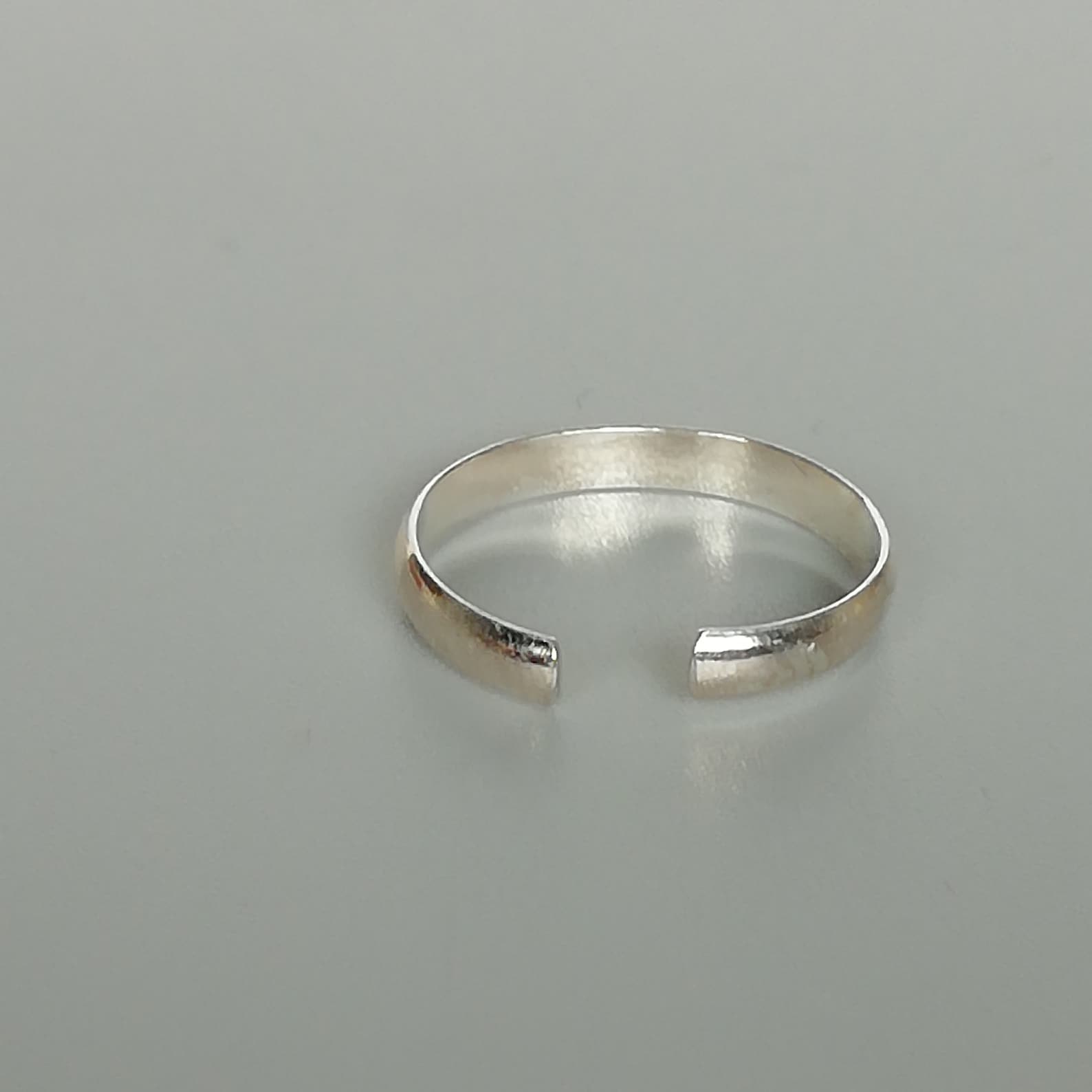 Sterling Silver Thin Toe Ring Silver Toe Band Free Size - Etsy
