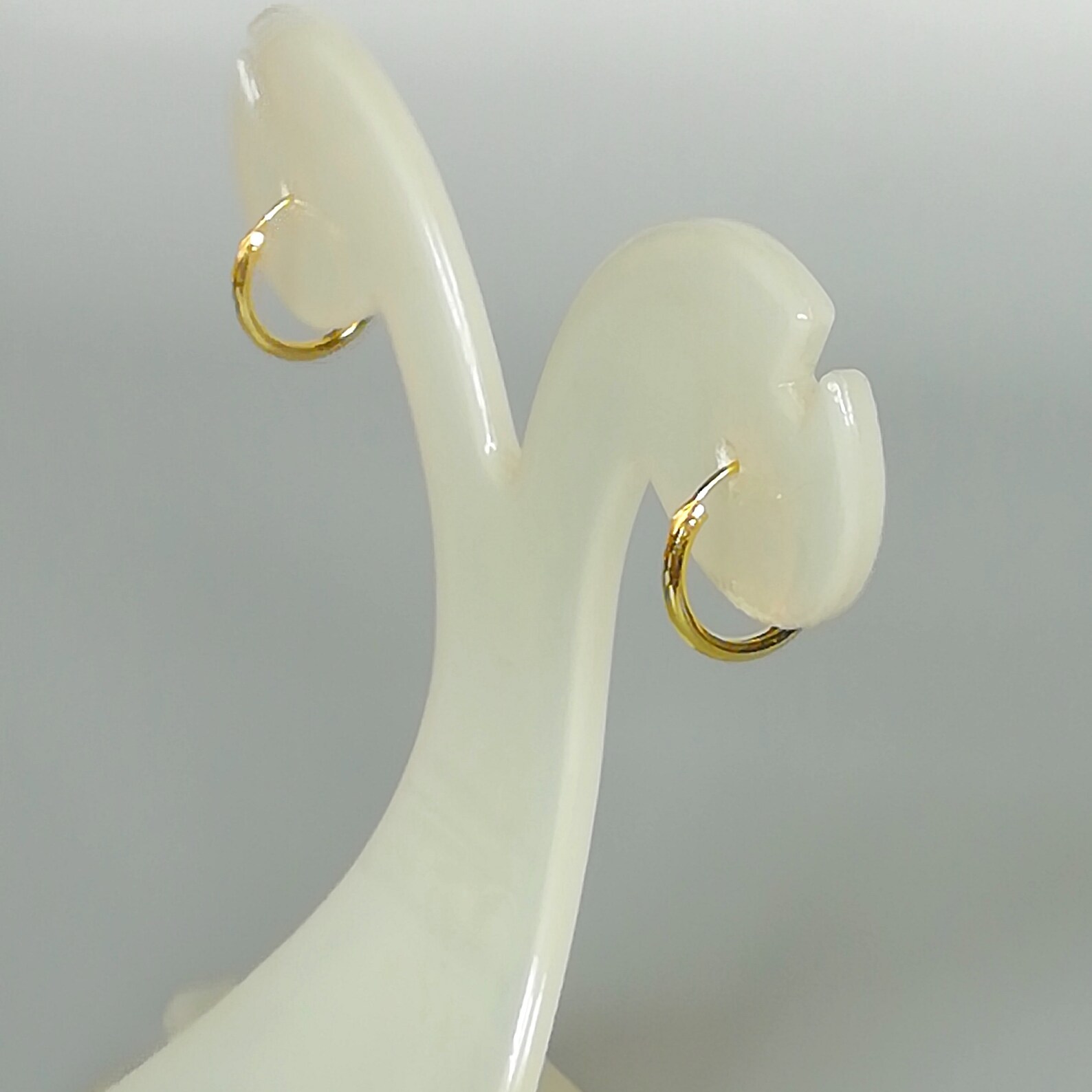 Gold Hoop Earrings Set Three Pairs Set 121416 Mm Gold | Etsy