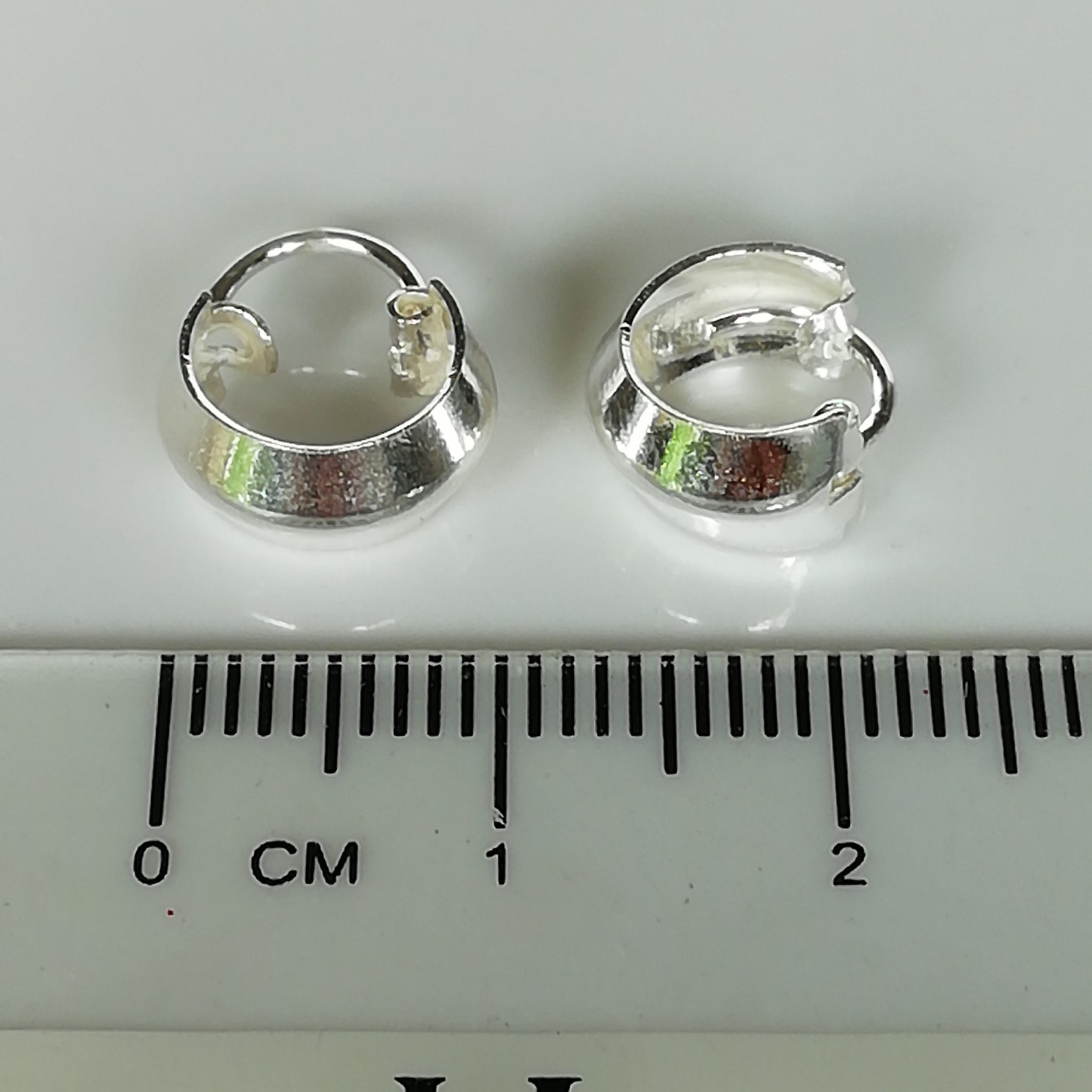 Tiny Silver Hoops Huggie Hoops Little Girl Hoops Silver - Etsy