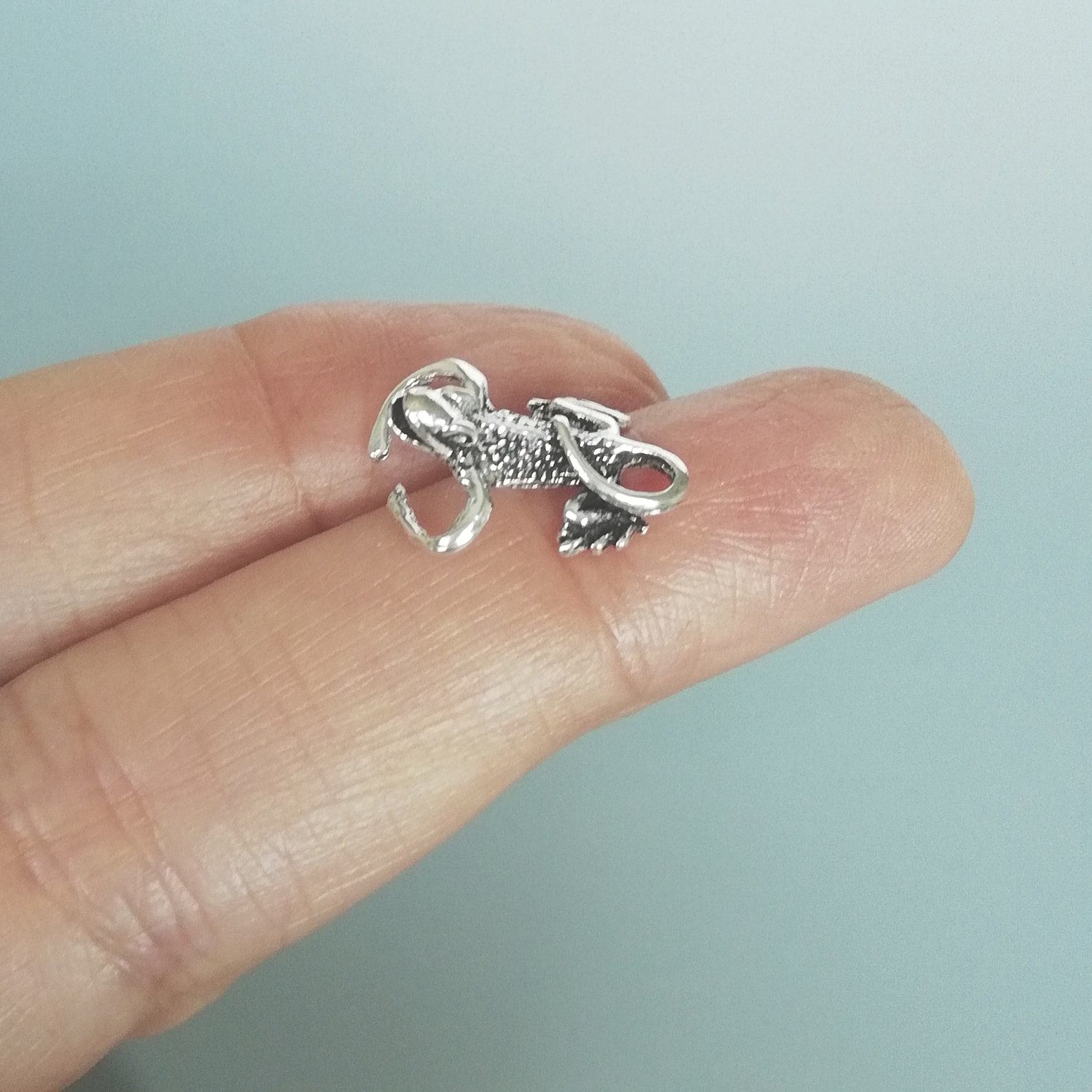 Gecko Ear Cuff Sterling Silver Lizard Ear Climber No - Etsy
