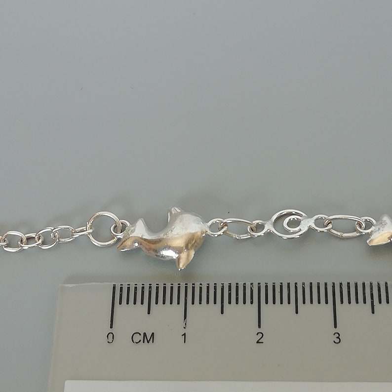 Silver Dolphin Chain Bracelet | Chain Bracelet | Wrist Jewelry ...