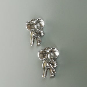 Sterling Silver Elephant Ear Jacket | Double Side Ear Cuff | Front Back ...