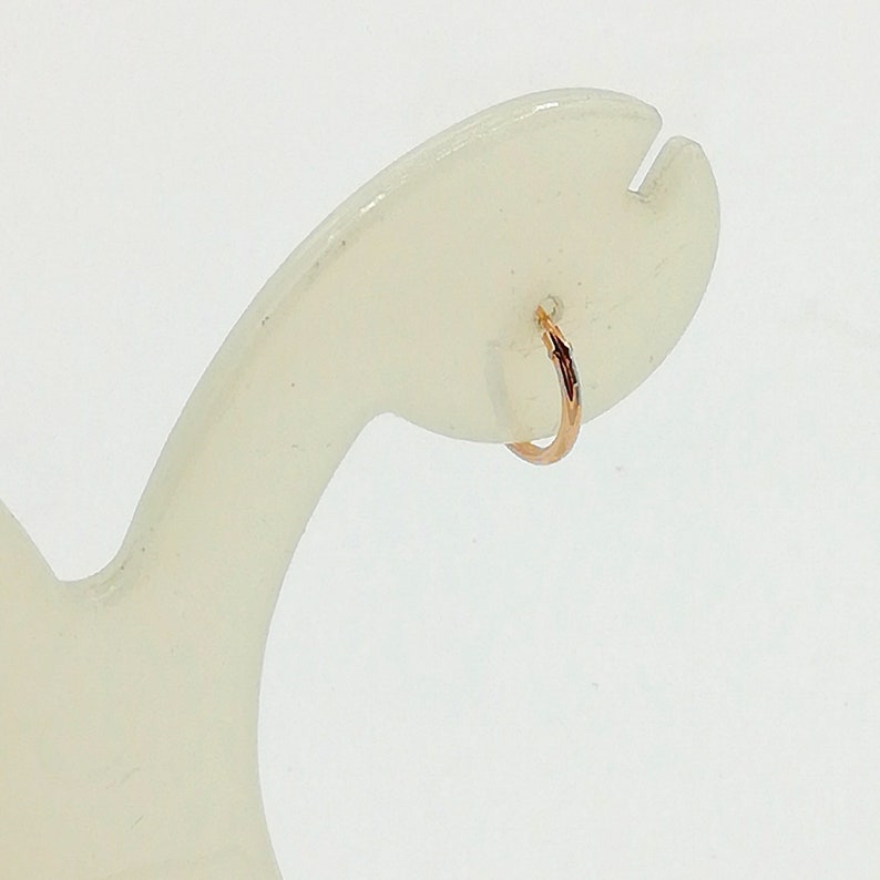 10mm Pink Hoops | Rose Gold Hoops | Tiny Hoops | Silver Jewelry ...