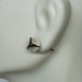 Silver Cube Ear Studs Square Cube Earrings Minimalist Jewelry Silver ...