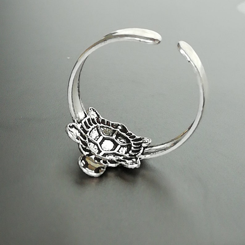 Turtle Toe Ring Toe Ring Sterling Silver Toe Ring Turtle - Etsy