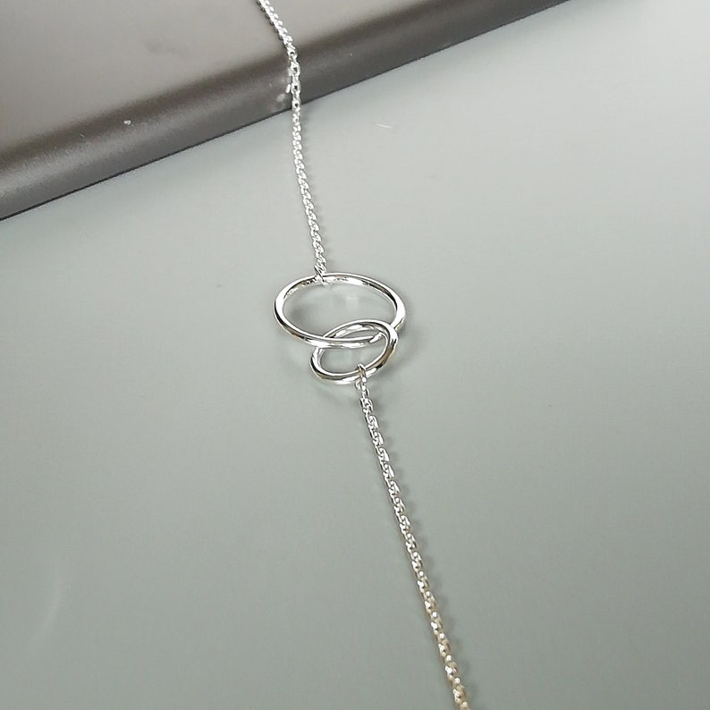 Circle of Life Chain Anklet Circle in Circle Charm Anklet | Etsy