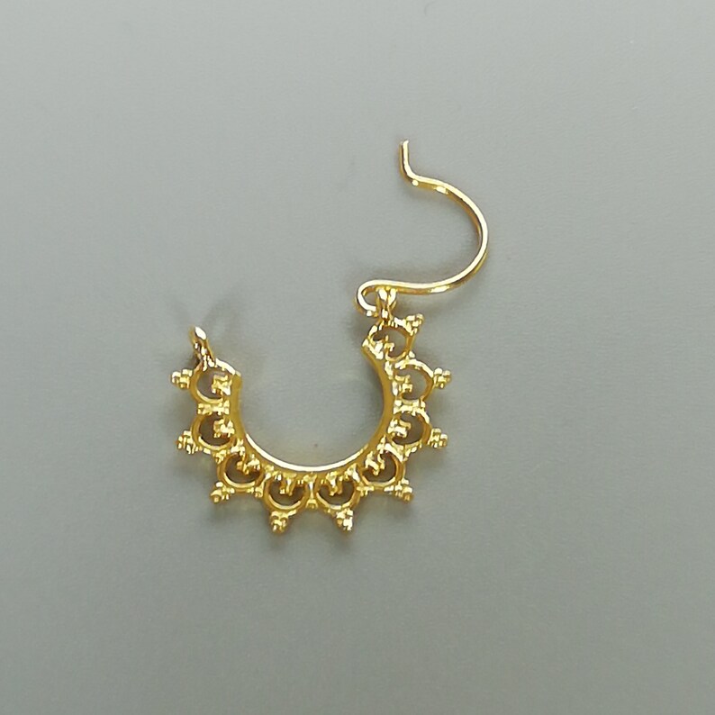 Bali Gold Hoops Dramatic Gold Hoops Gold Plated Hoops - Etsy