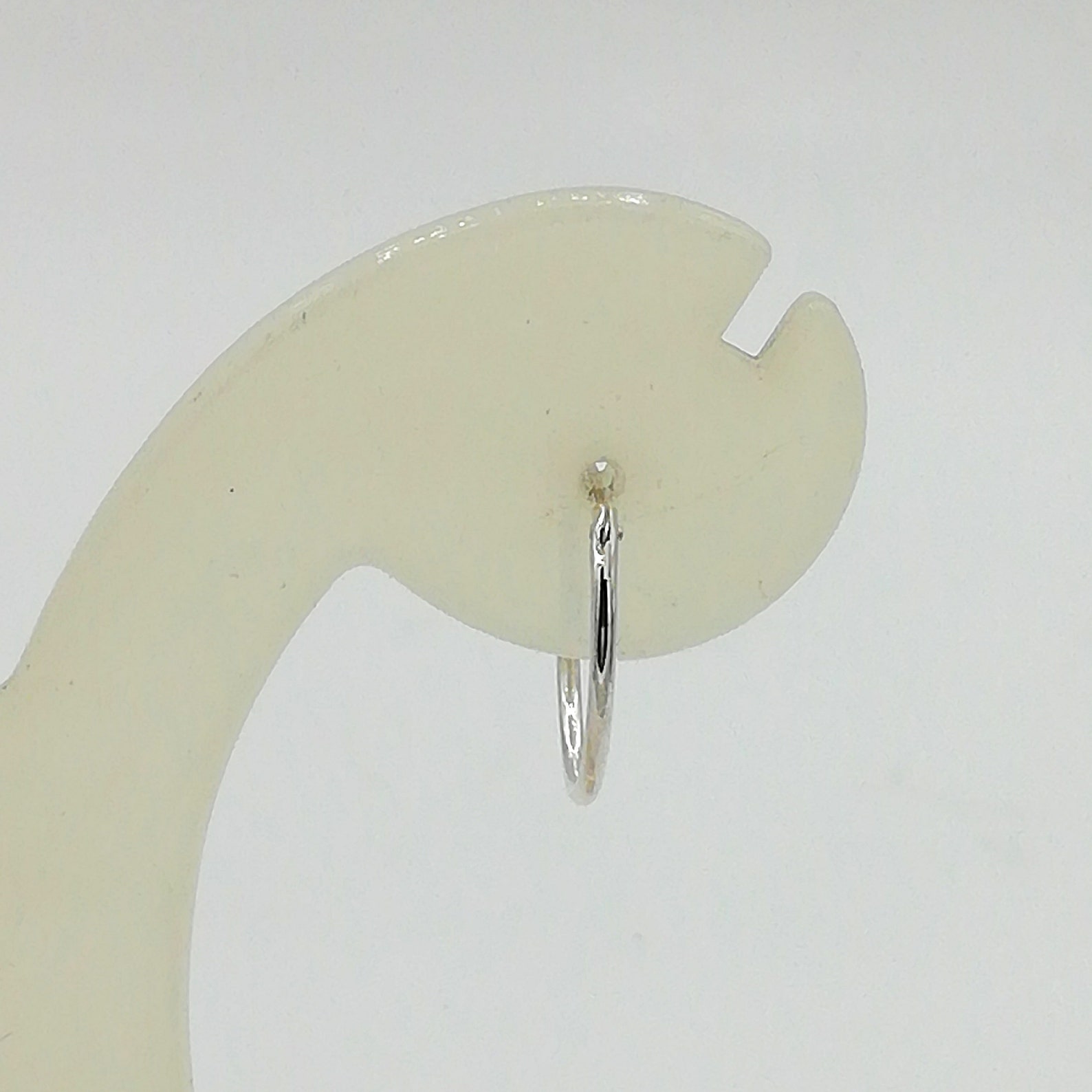 16mm Silver Hoops Silver Hoop Earrings Silver Jewelry - Etsy