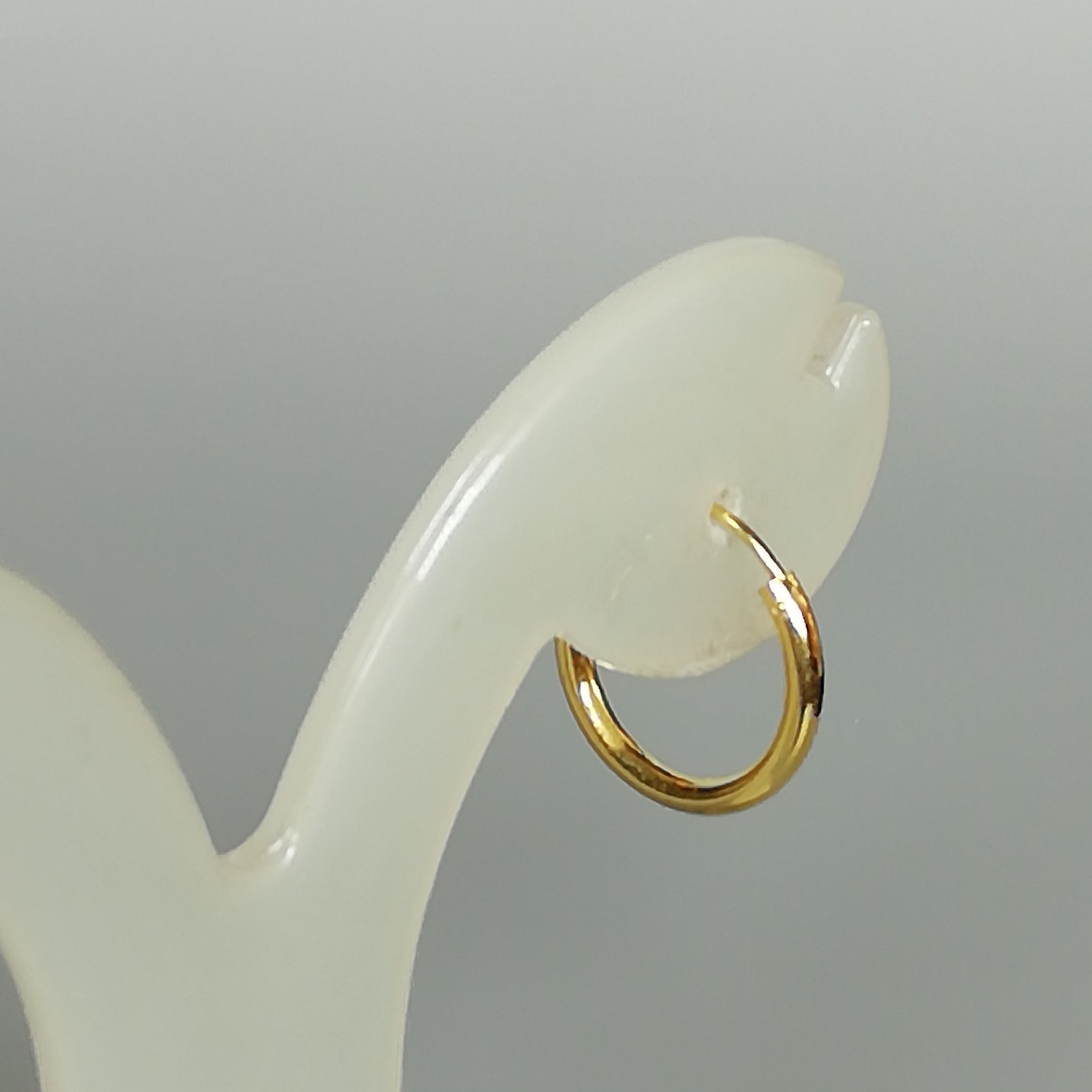 Gold hoops set Five pairs set 12 to 45mm gold plated hoops | Etsy