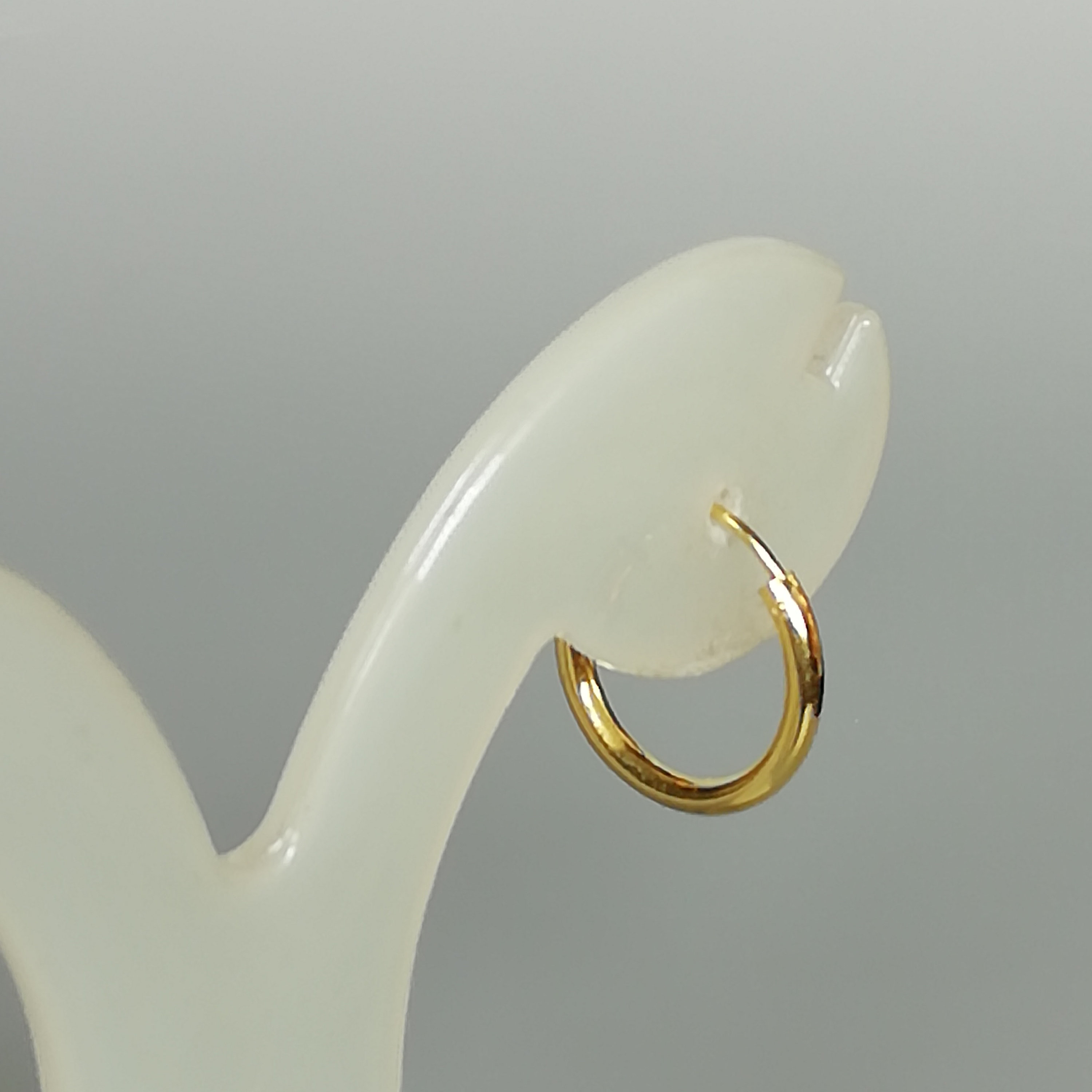 Gold hoops set Five pairs set 12 to 45mm gold plated hoops | Etsy