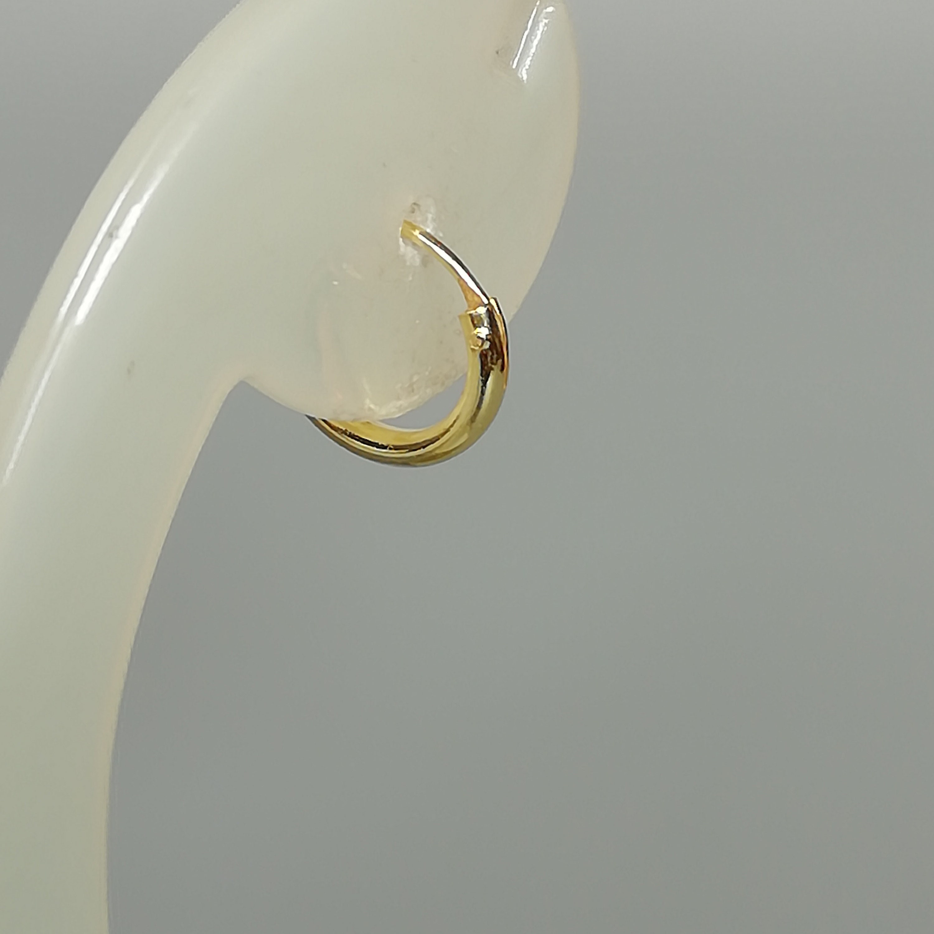 Gold hoops set Five pairs set 12 to 45mm gold plated hoops | Etsy