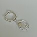 Silver Hoops With Sea Shell Charm 12 Mm Hoops Silver Jewelry Bohemian ...
