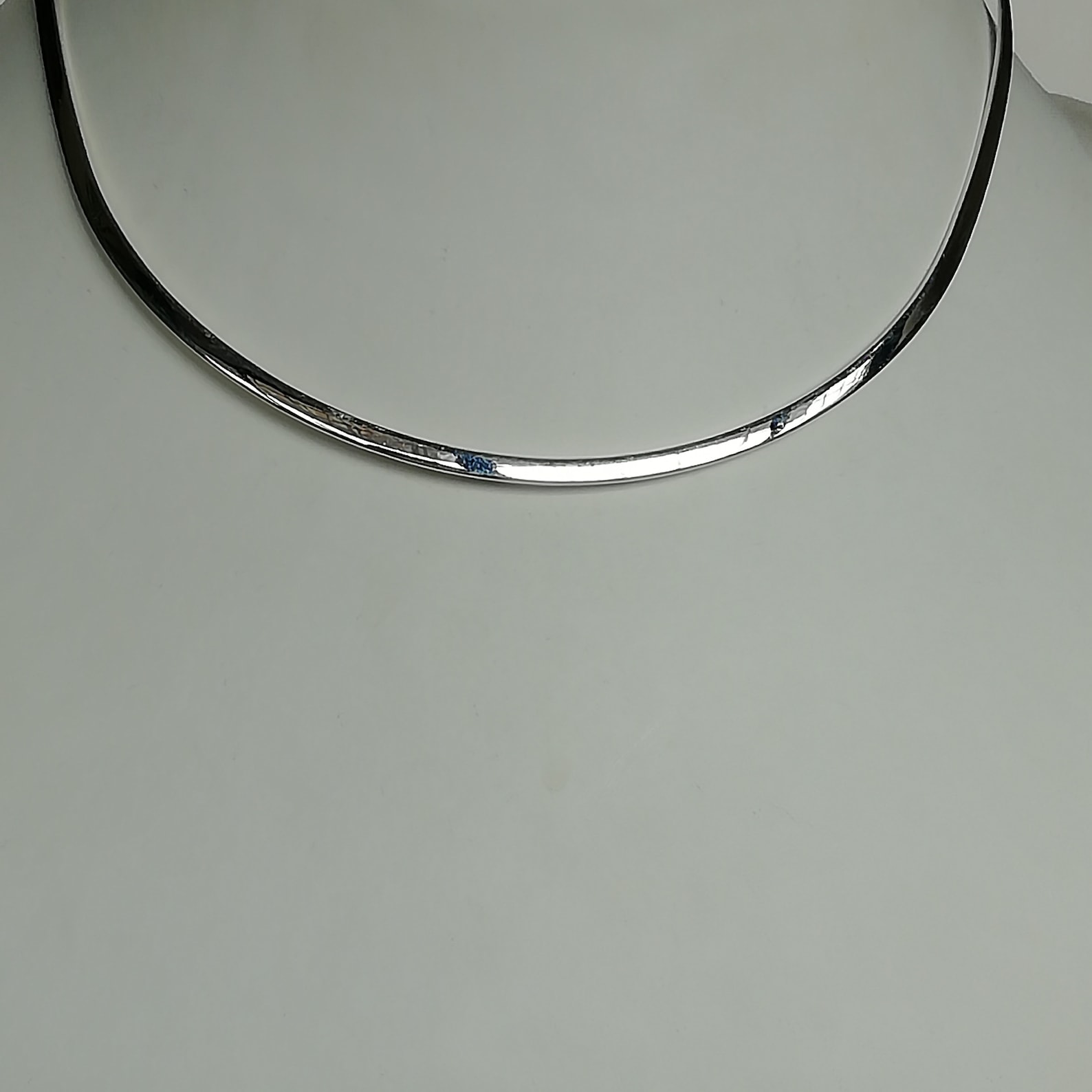 Sterling Silver Neck Torque Neck Choker Silver Necklace | Etsy