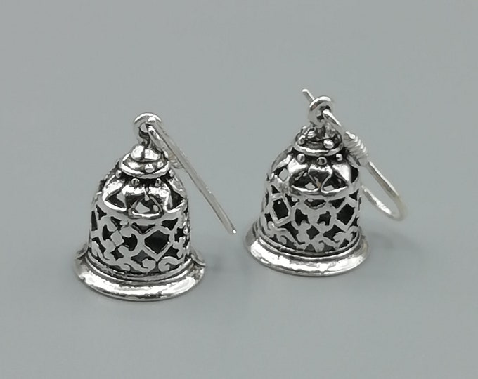 Indian Bell Earrings Silent Bell Filigree Ear Danglers - Etsy