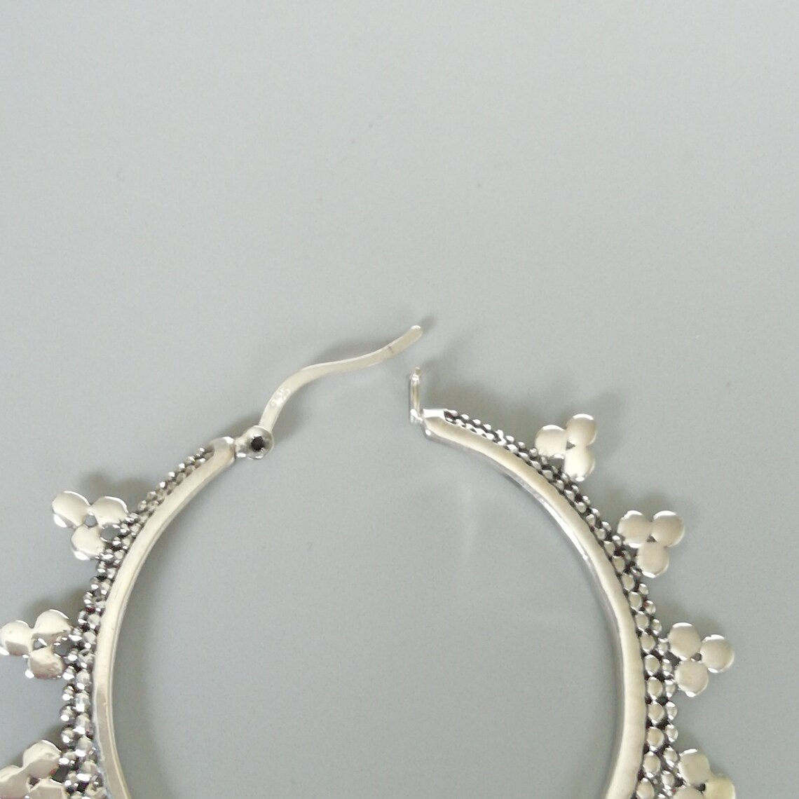 Sterling Silver Ethnic Hoops | Indian Hoops | Large and Chunky ...