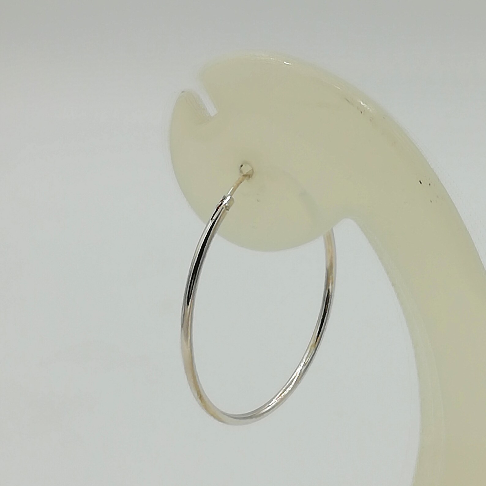 30mm Silver Hoops Silver Hoop Earrings Big Hoops Silver - Etsy