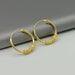 14 Mm Bali Hoops Ethnic Gold Hoops Gold Ear Hoops Silver - Etsy