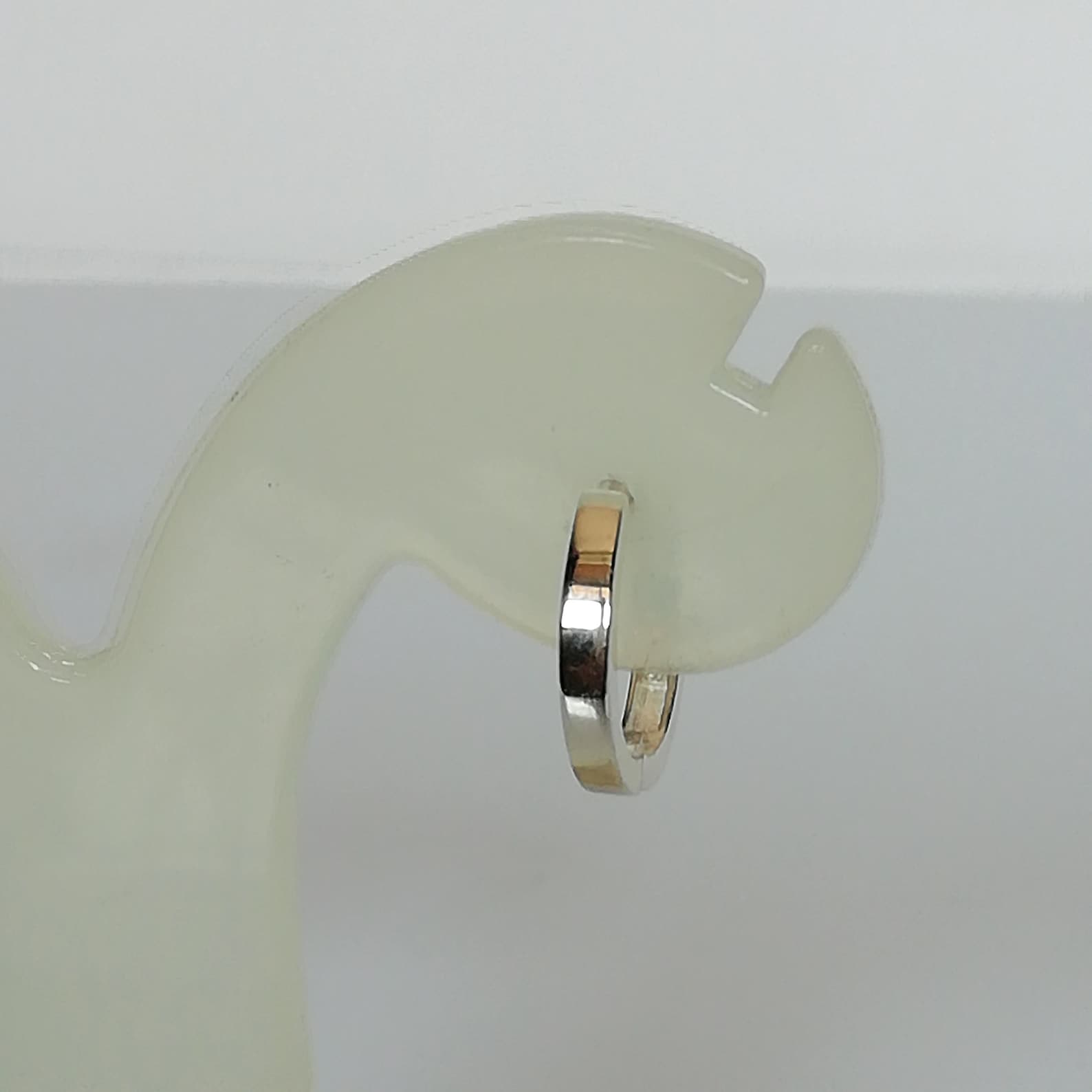 16mm Silver Hoops | Band Hoops | Hinged Hoops | Silver Jewelry ...