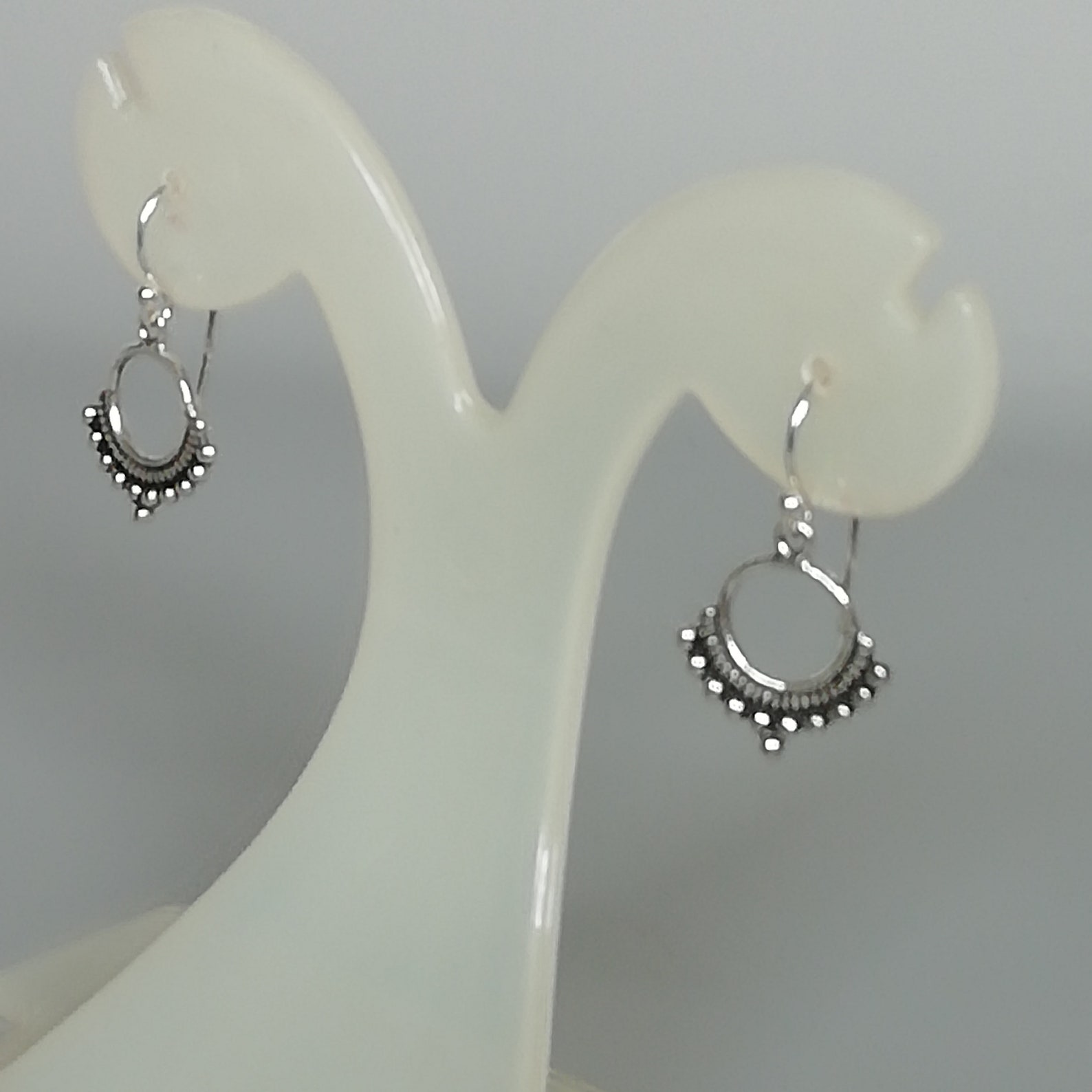 Indian Ear Danglers | Ethnic Silver Earrings | Silver Jewelry ...