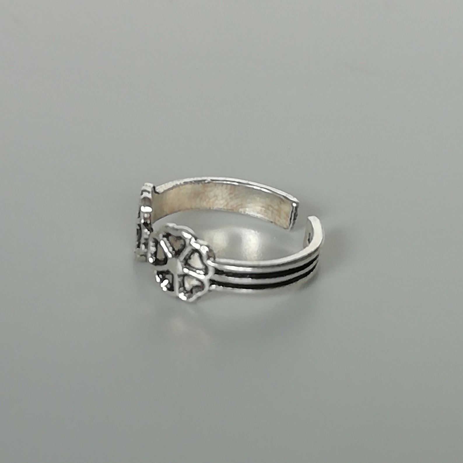 Sterling Silver Flower Toe Ring Bohemian Toe Ring Body - Etsy