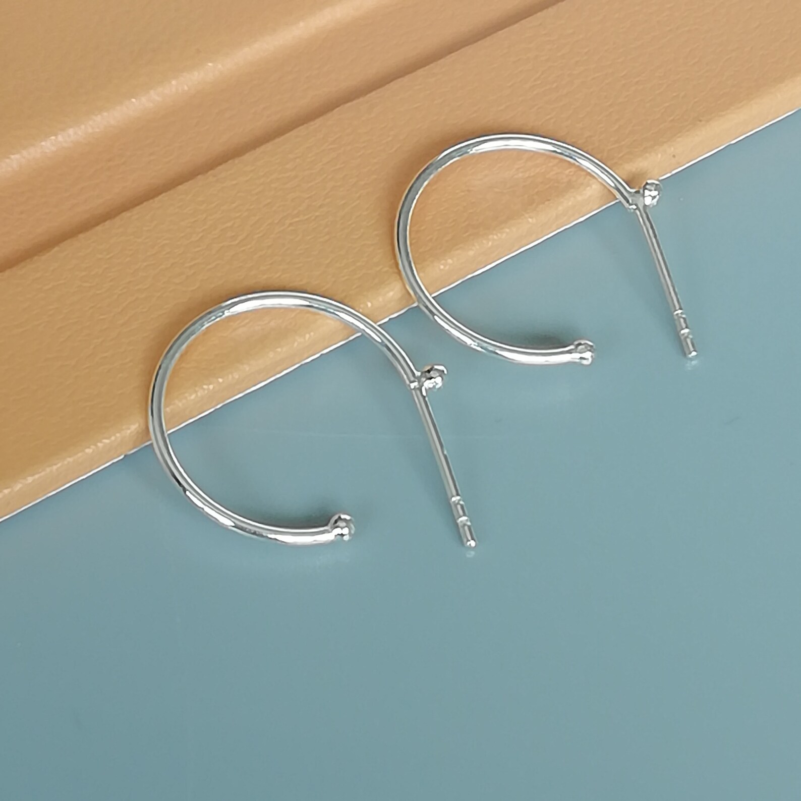 Sterling Silver Round Ear Hoops | Ear Hoops | Minimalist Jewelry | Hoop ...