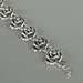 Sterling Silver Rose Bracelet | Electroformed Silver Bracelet | Wrist ...