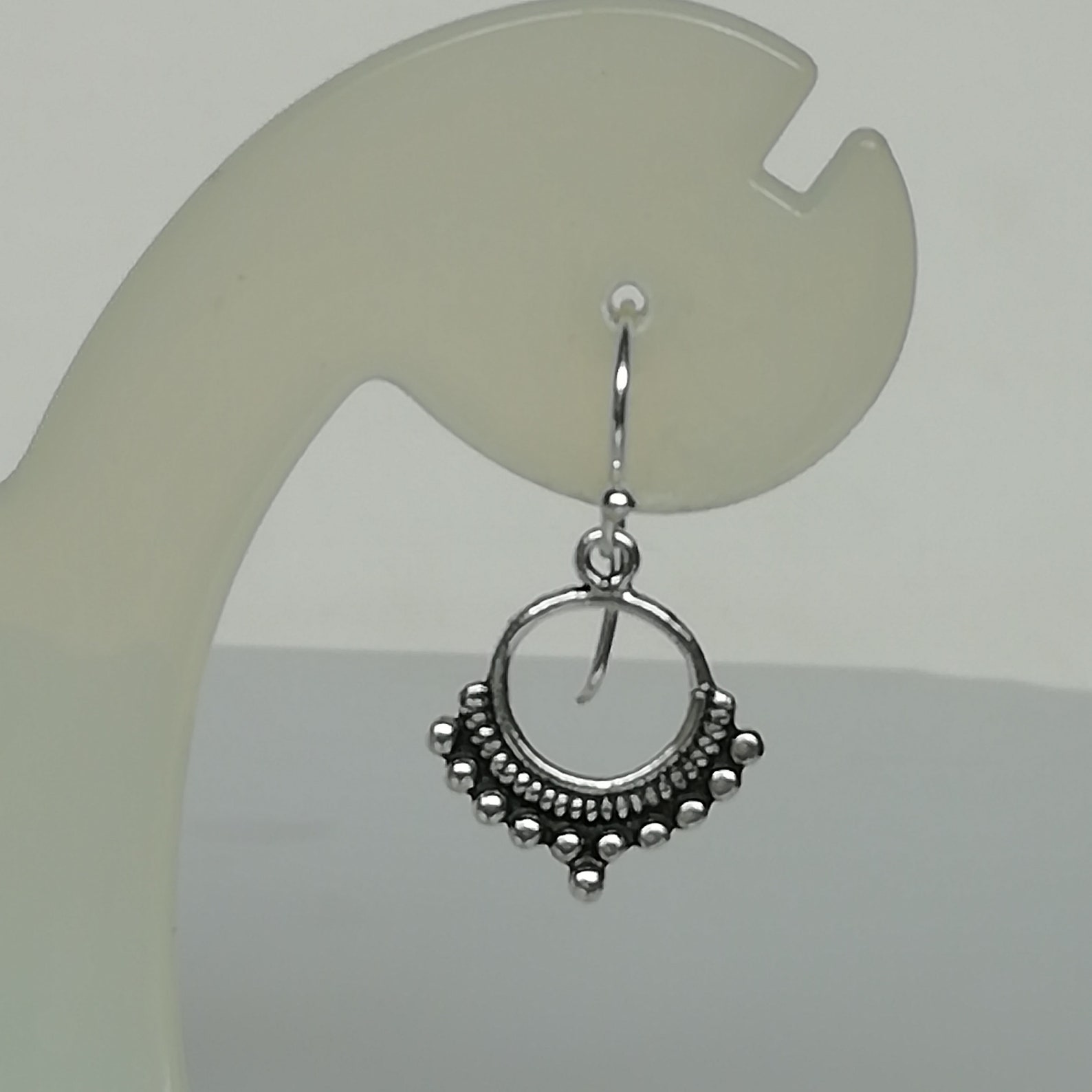 Indian Ear Danglers | Ethnic Silver Earrings | Silver Jewelry ...