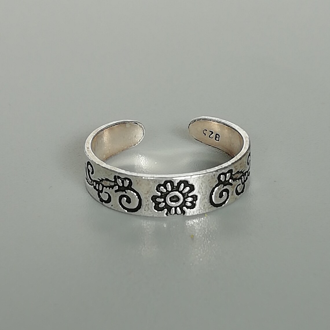 Sterling Silver Indian Toe Ring Silver Body Jewelry Boho - Etsy
