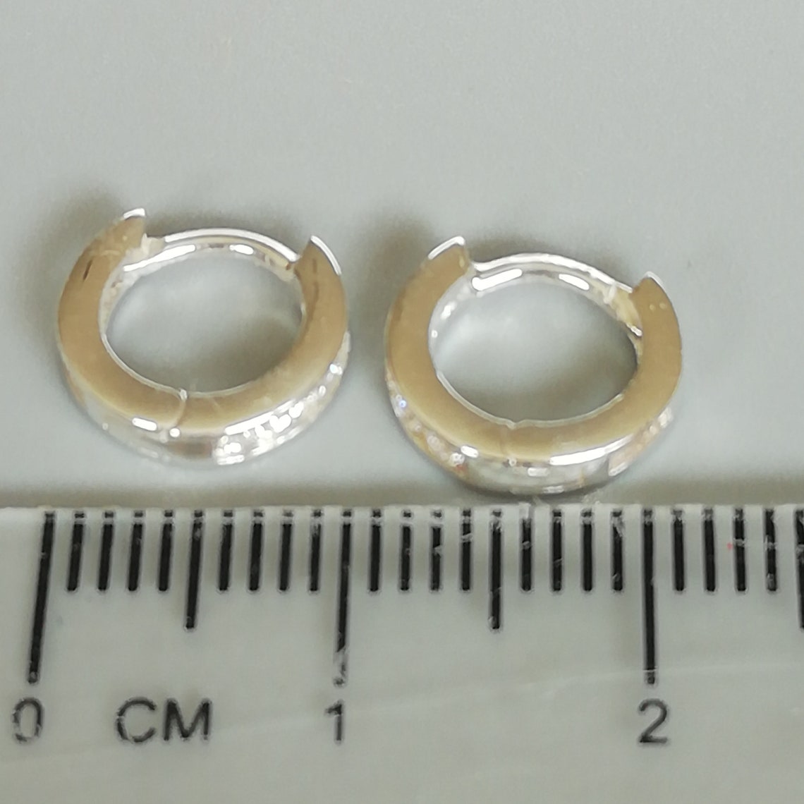 Sterling Silver Cubic Zirconia Hoops 14 Mm Ear Hoops Ear - Etsy