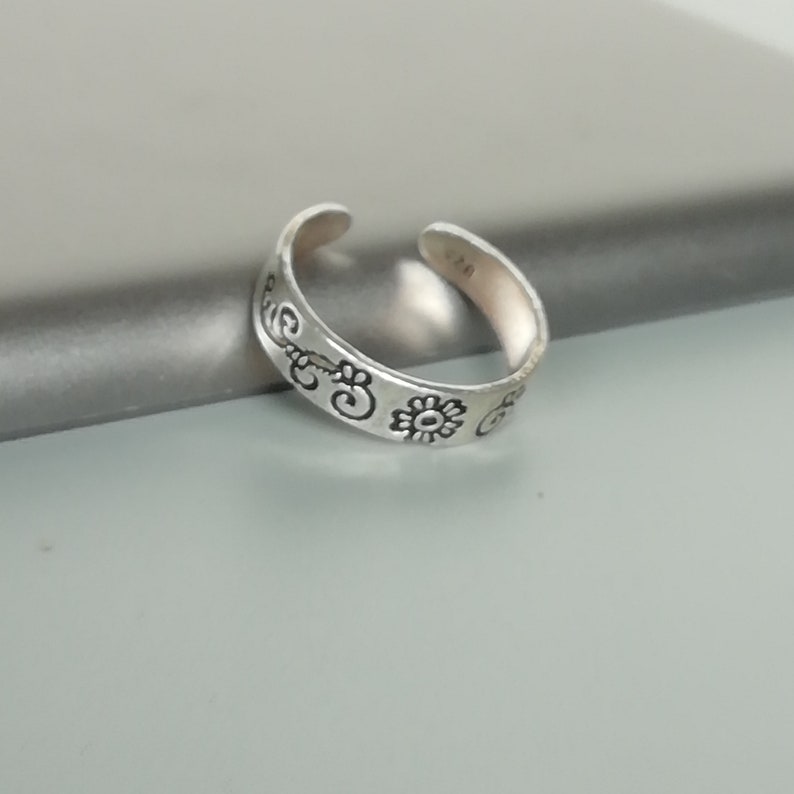 Sterling Silver Indian Toe Ring Silver Body Jewelry Boho - Etsy