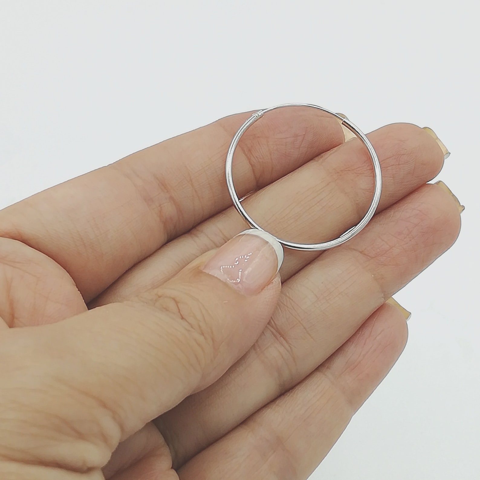 30mm Silver Hoops Silver Hoop Earrings Big Hoops Silver - Etsy