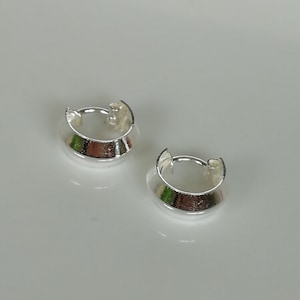 Tiny Silver Hoops | Huggie Hoops | Little Girl Hoops | Silver Jewelry ...