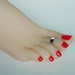 Silver Toe Band 6mm Toe Band Minimalist Toe Ring Pretty - Etsy