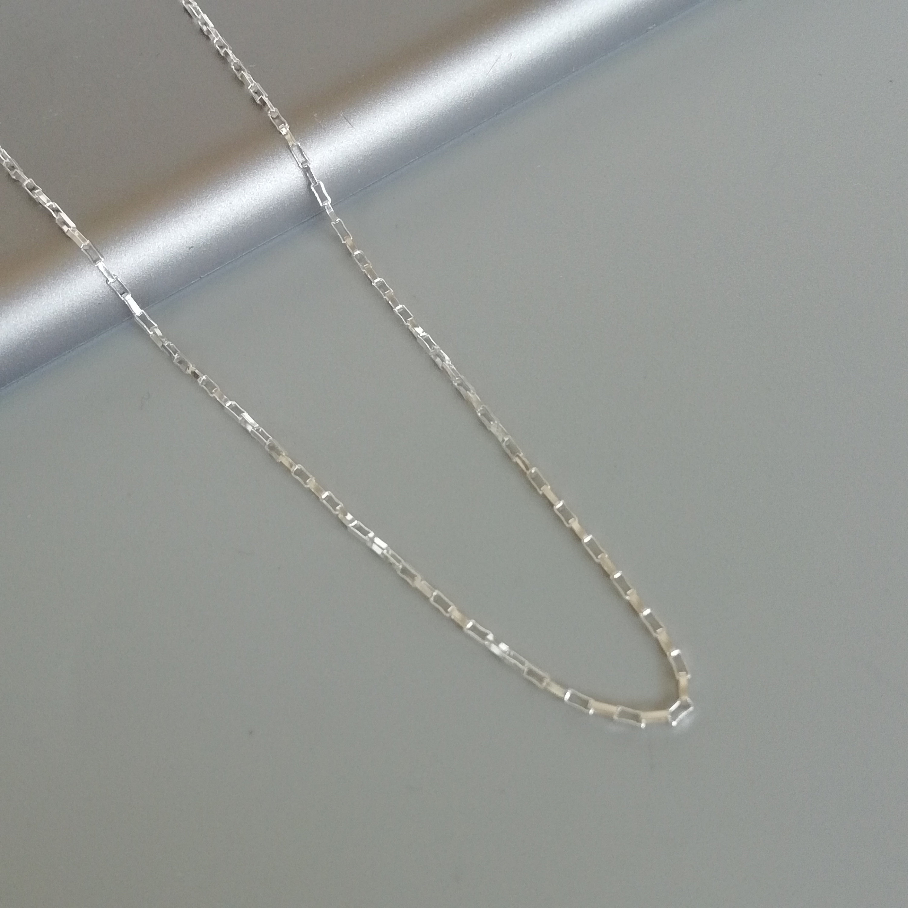 Sterling Silver Cable Link Chain | Dainty Neck Chain Sterling Silver Cable Link Chain | Dainty Neck Chain