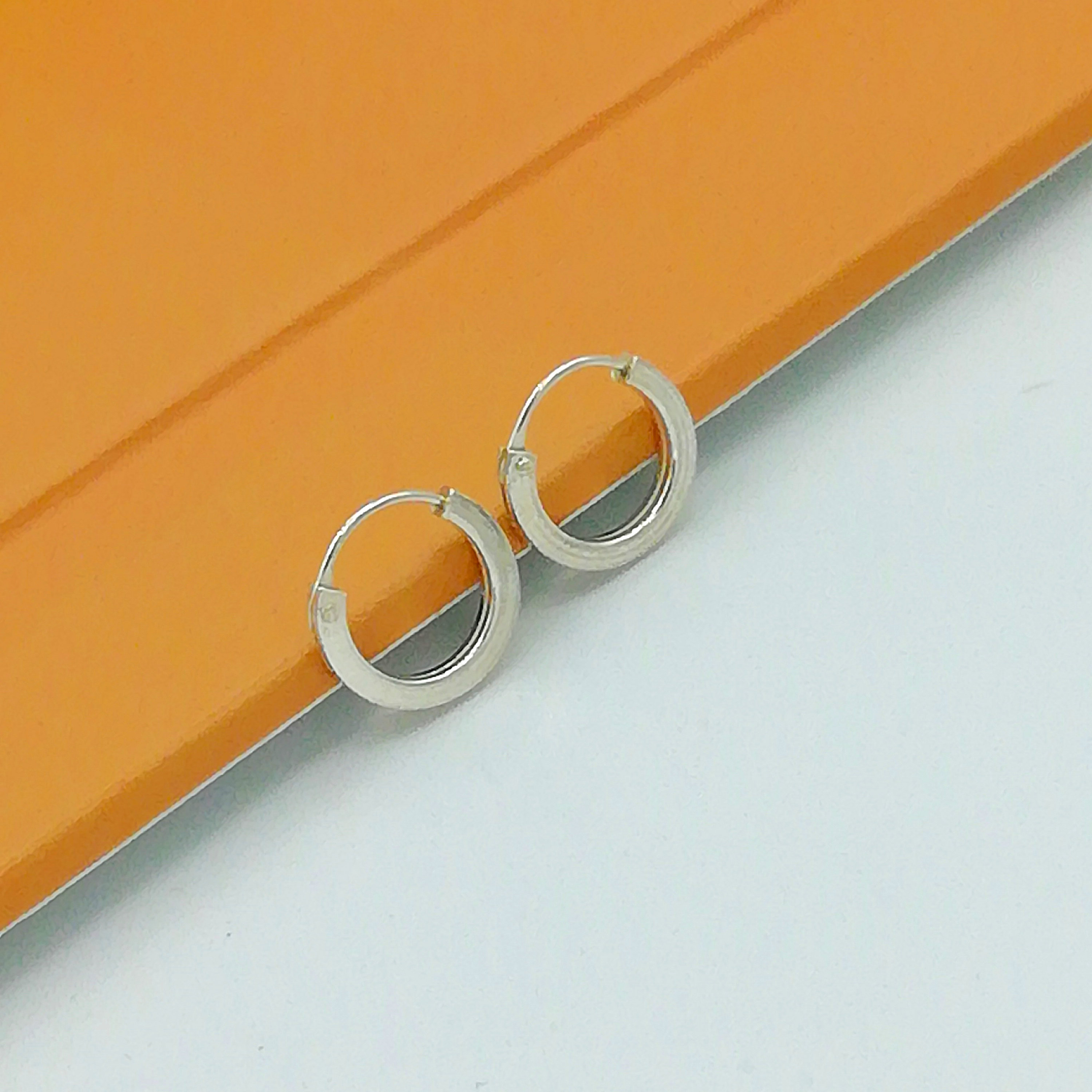 10mm Huggie Hoops | Silver Hoop Earrings | Small Hoops | Girls Hoops ...