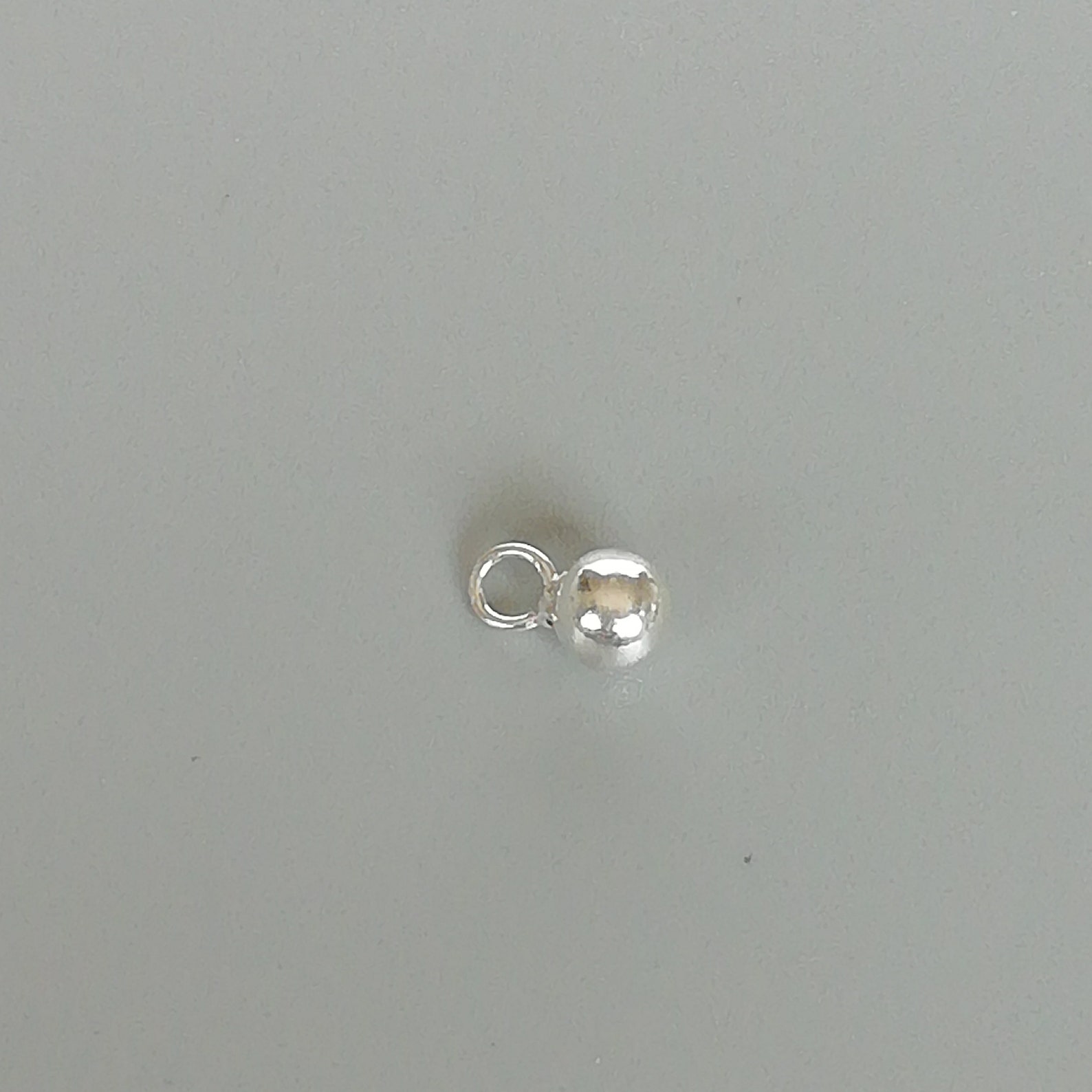 Silver ball hoops Sterling silver hoops 12 mm hoop | Etsy