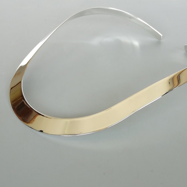 Sterling Silver Neck Torque Chunky Neck Choker Silver - Etsy