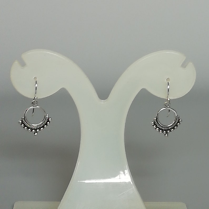 Indian Ear Danglers | Ethnic Silver Earrings | Silver Jewelry ...