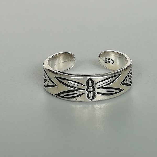 Dragonfly Toe Ring - Etsy
