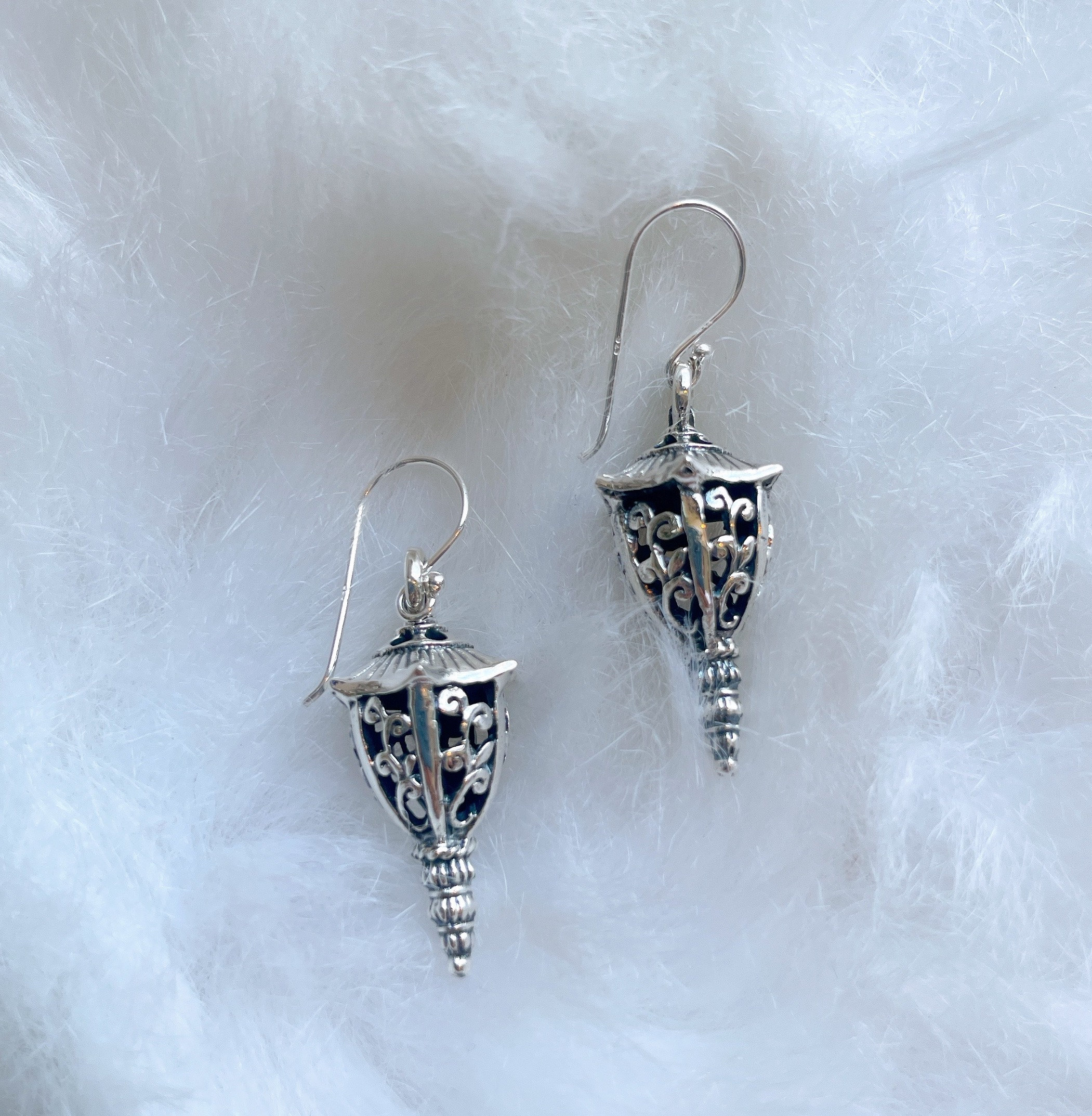 Sterling Silver Victorian Danglers Filigree Danglers | Etsy