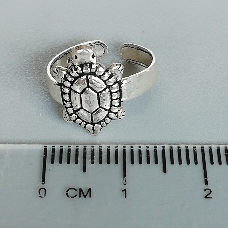 Turtle Toe Ring Toe Ring Sterling Silver Toe Ring Turtle - Etsy