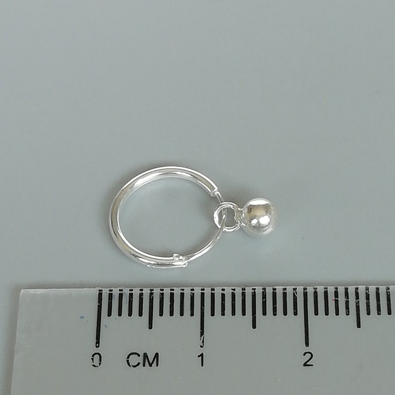 Silver Ball Hoops Sterling Silver Hoops 12 Mm Hoop - Etsy