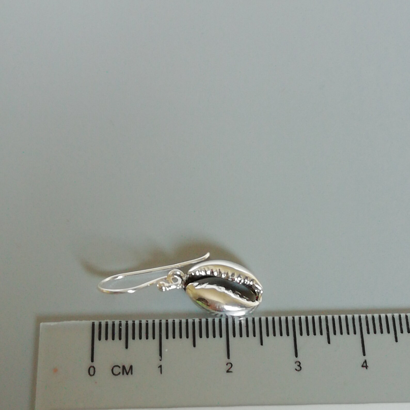 Cowrie Shell Earring | Silver Shell Ear Danglers |cowrie Shell Charm ...