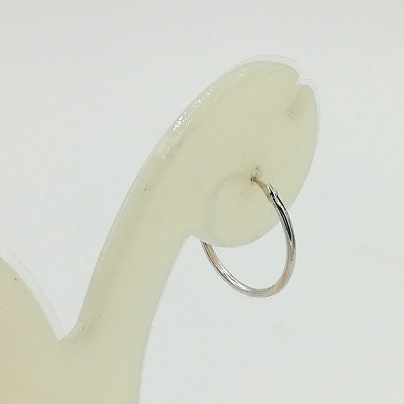 16mm Silver Hoops Silver Hoop Earrings Silver Jewelry - Etsy
